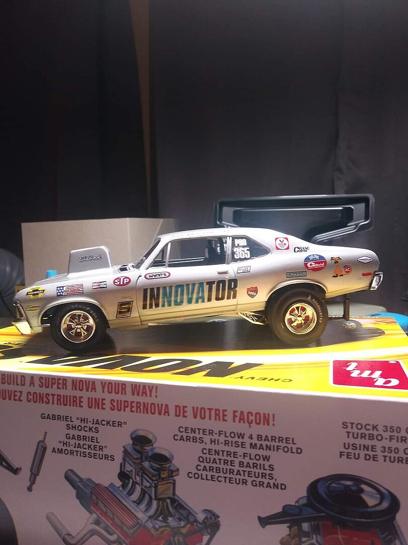 1972 Chevy Nova SS 'Old Pro' 2T -- Plastic Model Car Kit -- 1/25 Scale ...