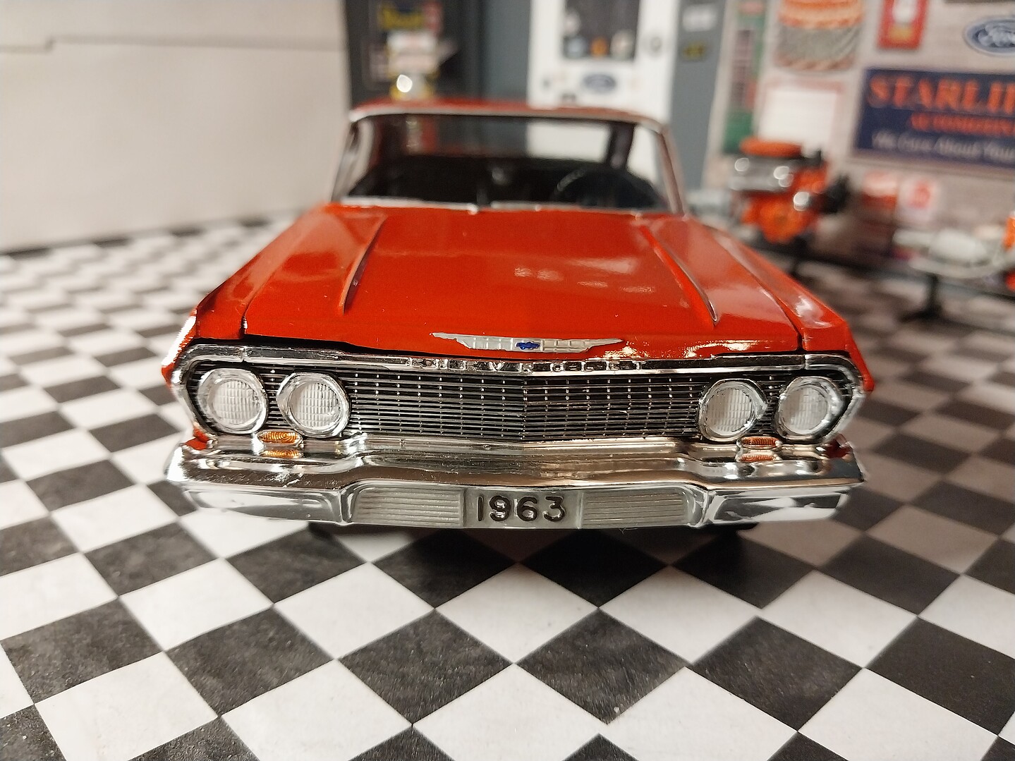 1963 Chevy Impala SS 2T -- Plastic Model Car Kit -- 1/25 Scale -- #1149 ...