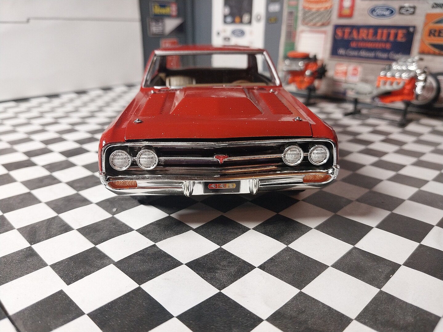 1964 Olds Cutlass 442 Hardtop Kit 1 -- Plastic Model Car Vehicle -- 1/ ...