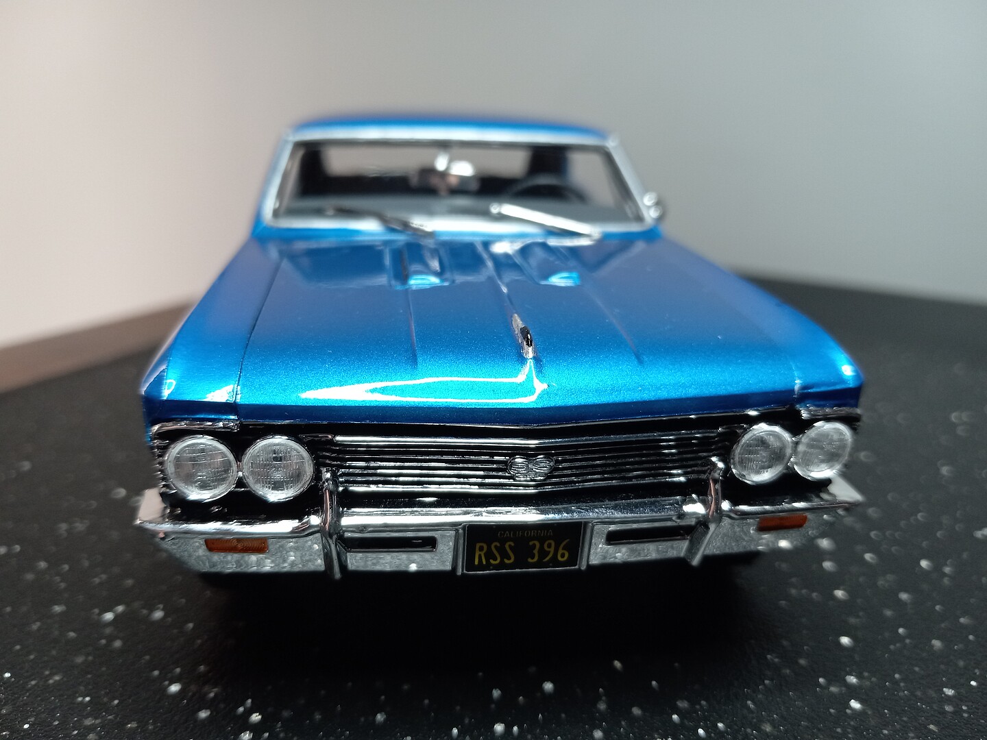 1966 Chevy Chevelle SS Car -- Plastic Model Car Vehicle Kit -- 1/25 ...