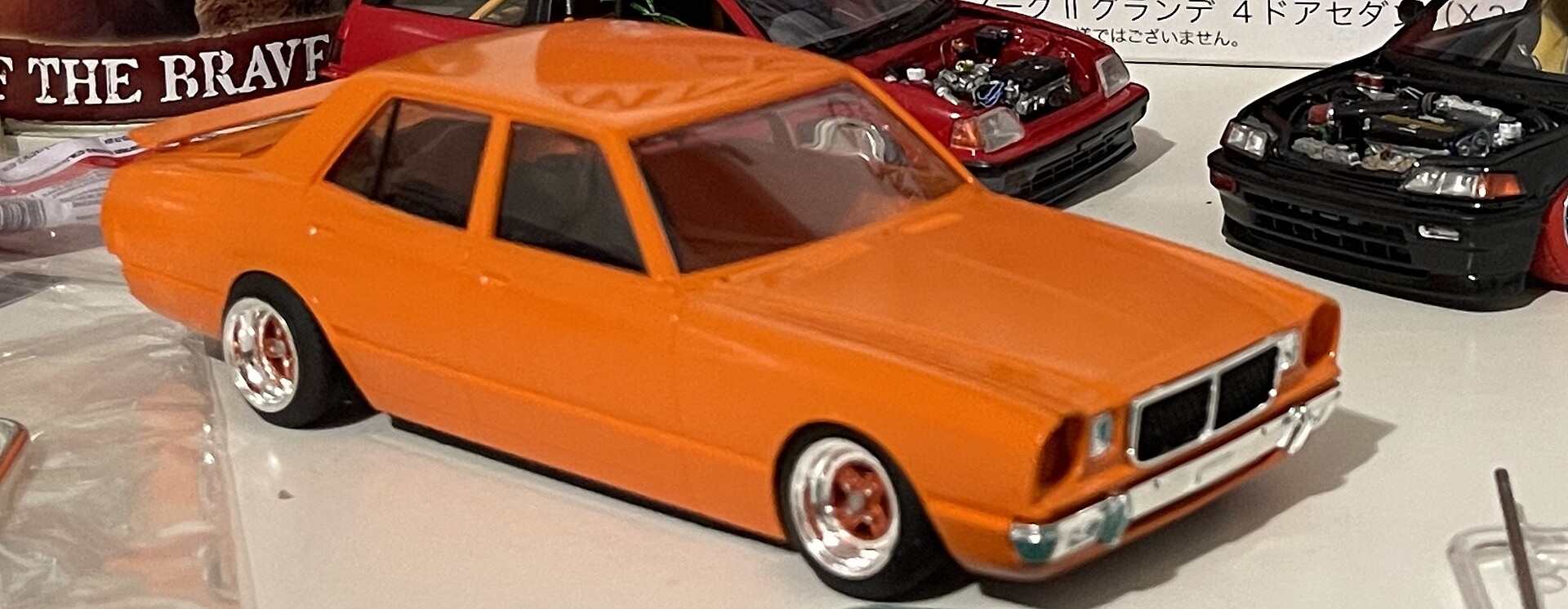 Gallery Pictures Fujimi Corona Mark II Grand 4-Door Sedan Plastic Model ...