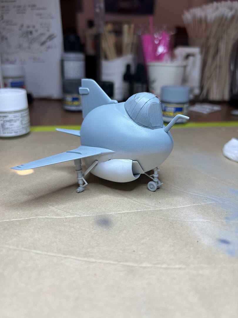 Egg Plane A-6 Intruder -- Plastic Model Airplane Kit -- #60130 pictures ...