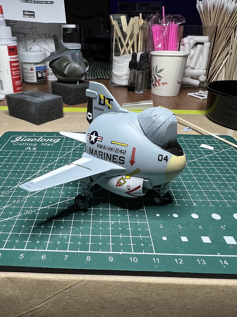 Egg Plane A-6 Intruder -- Plastic Model Airplane Kit -- #60130 pictures ...