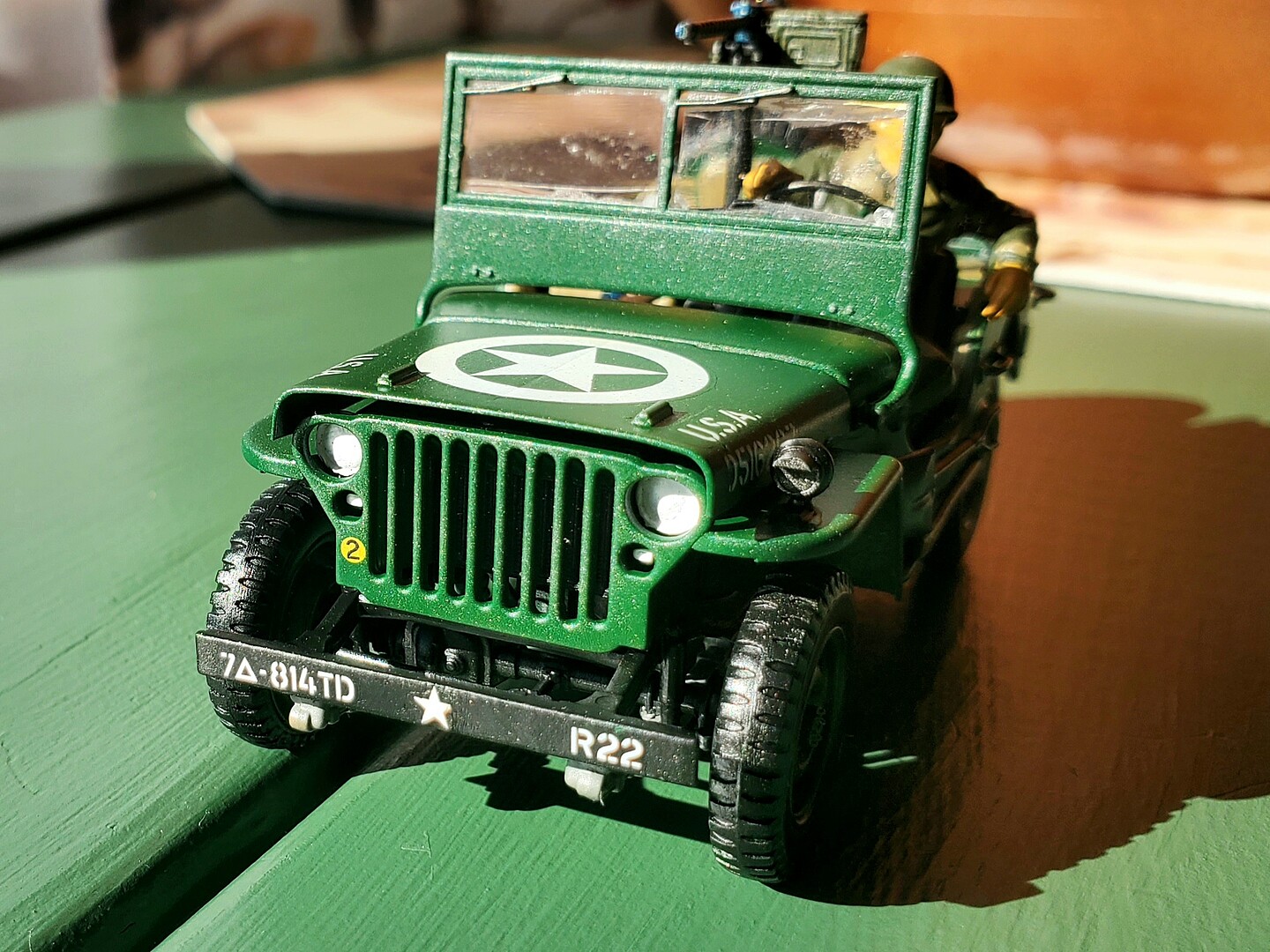 US Willys MB Jeep -- Plastic Model Military Vehicle Kit -- 1/35 Scale ...