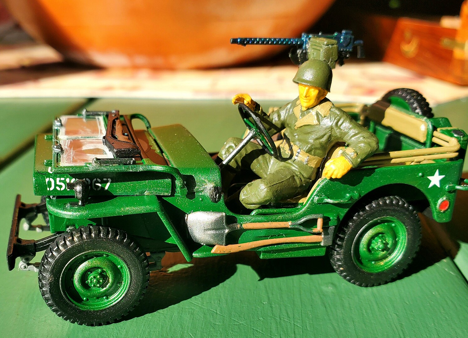 US Willys MB Jeep -- Plastic Model Military Vehicle Kit -- 1/35 Scale ...