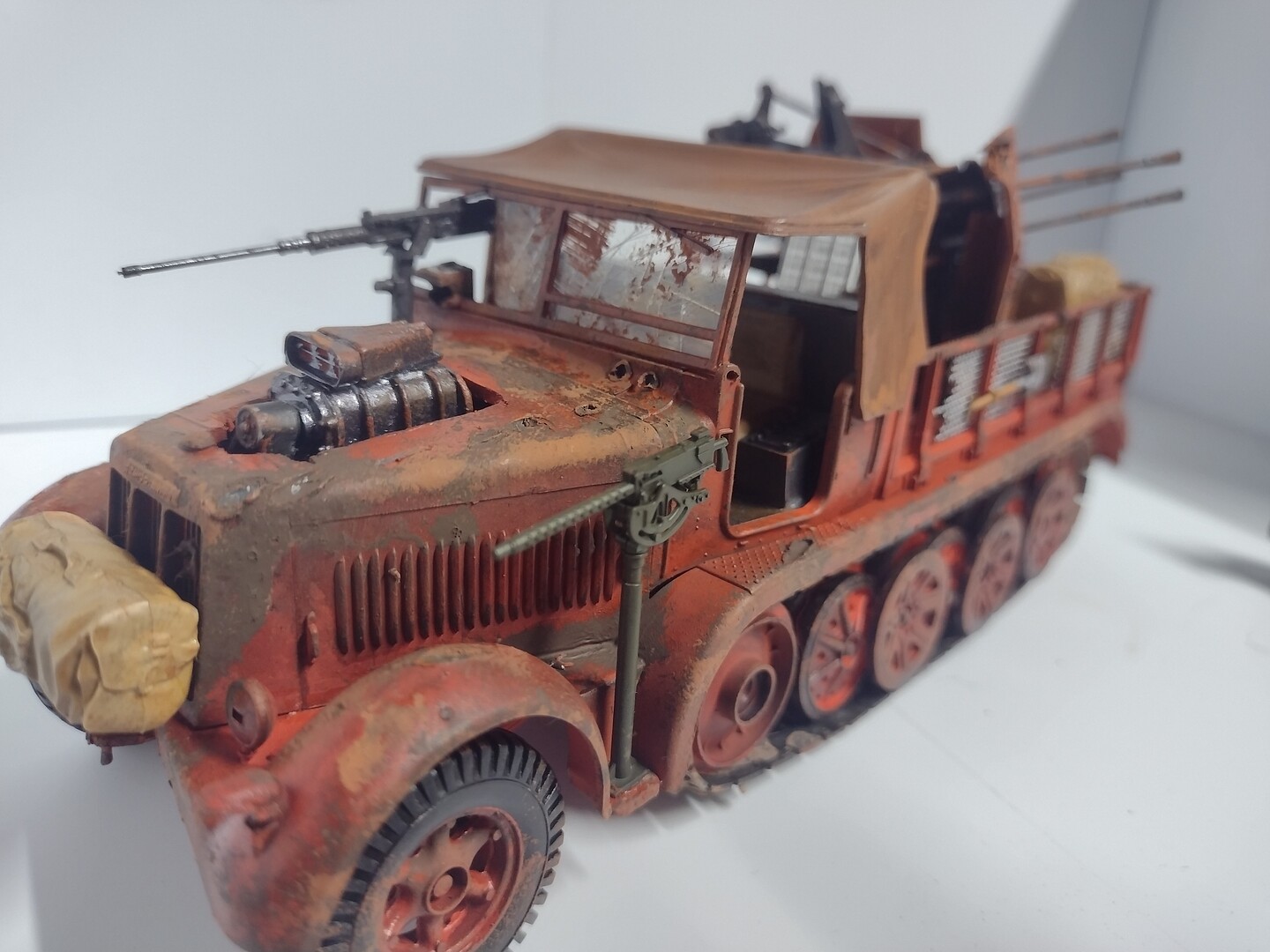 German 8 Ton 1/2 Track Sd.Kfz. -- Plastic Model Military Vehicle Kit ...