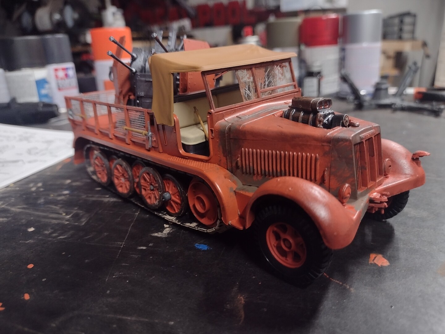 German 8 Ton 1/2 Track Sd.Kfz. -- Plastic Model Military Vehicle Kit ...