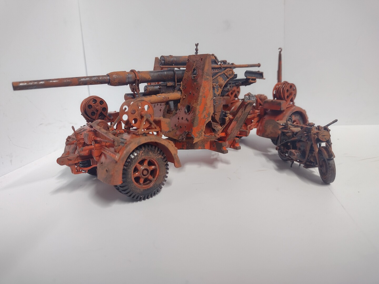 German 88mm Gun Flak 36/37 -- Plastic Model Military Diorama Kit -- 1/ ...