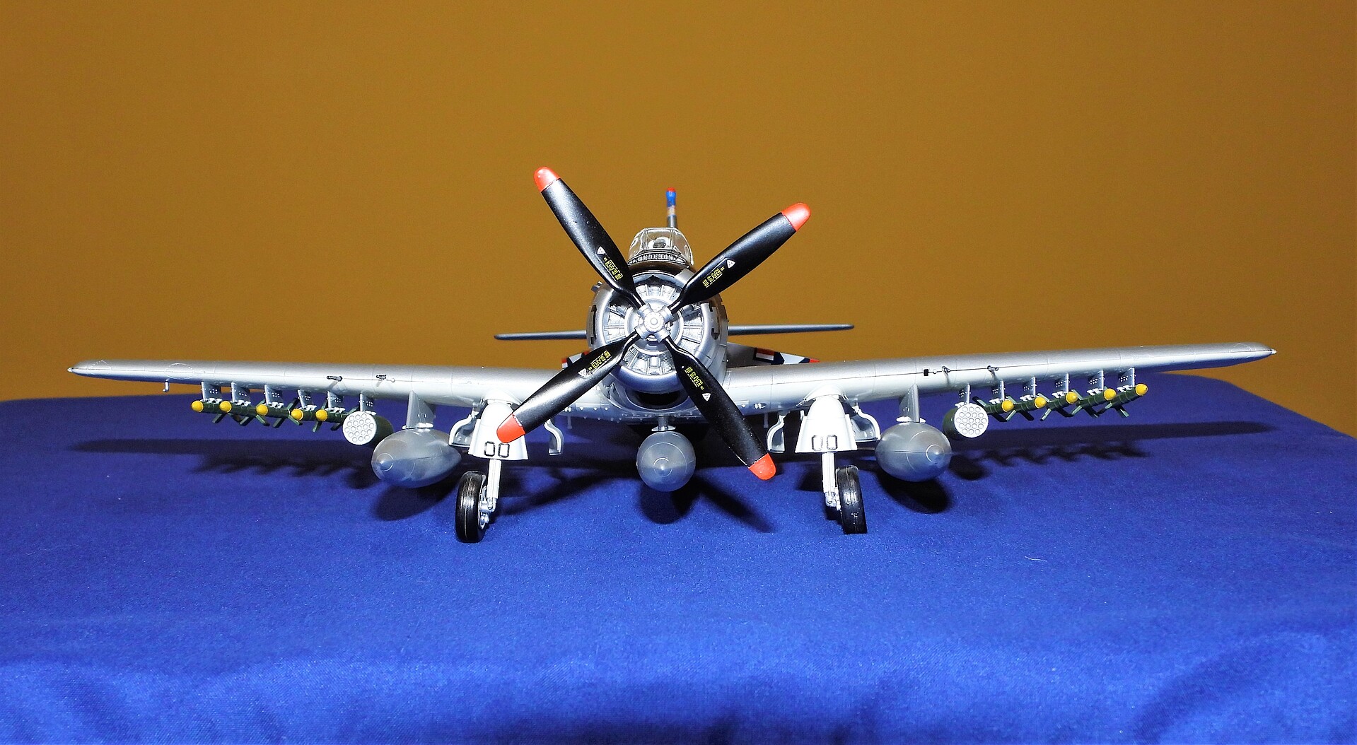 Douglas Skyraider AD-6 Attack Aircraft -- Plastic Model Airplane Kit ...