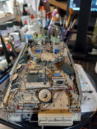 Warrior MCV Iraq 2003 Combat Vehicle -- Plastic Model Military Vehicle ...