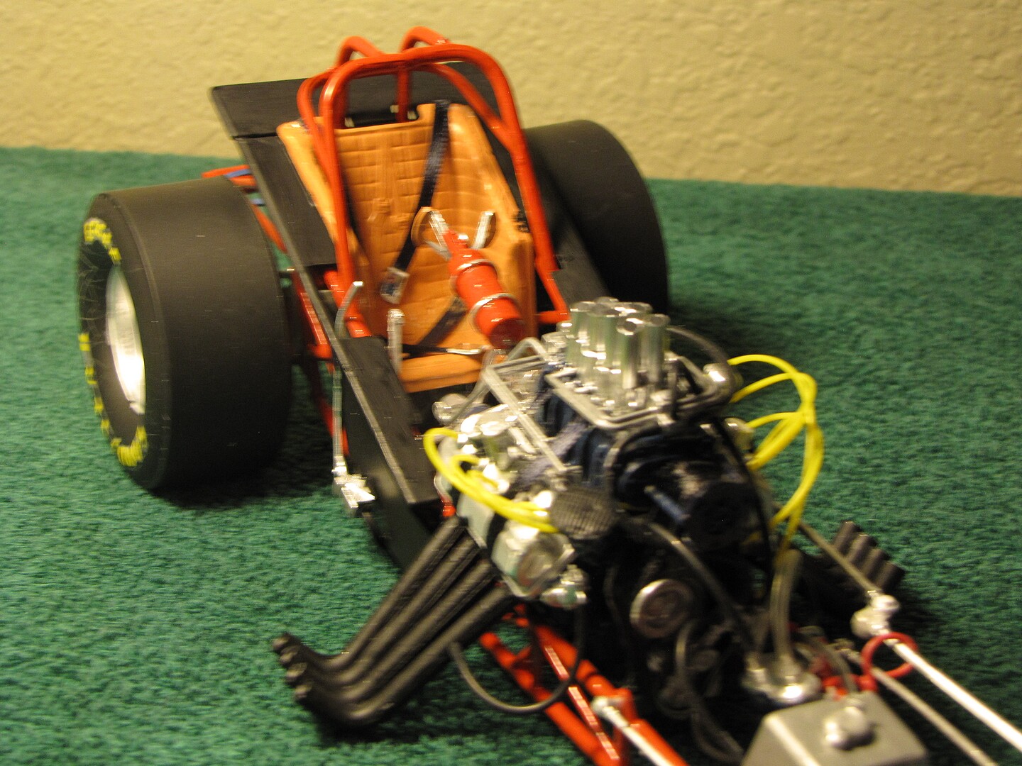 Jungle Jim Funny Car (The Fire Burnout King) -- Plastic Model Car Kit ...