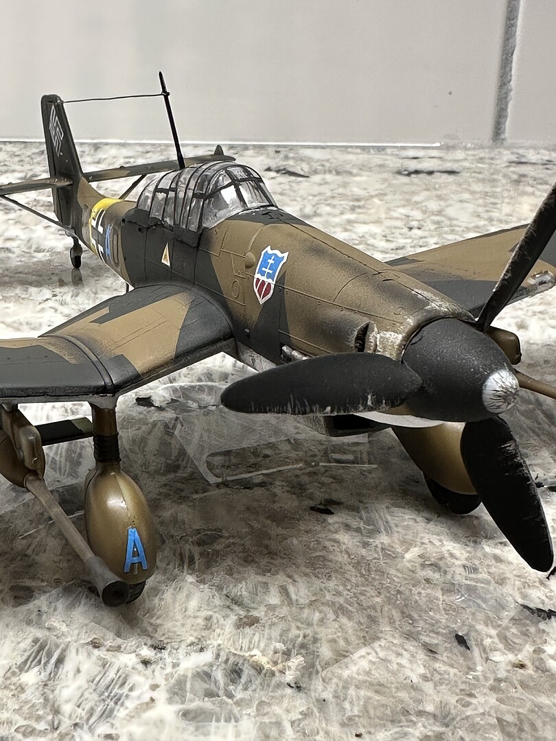 Stuka Dive Bomber Ju87G-1 -- Plastic Model Airplane Kit -- 1/48 Scale ...