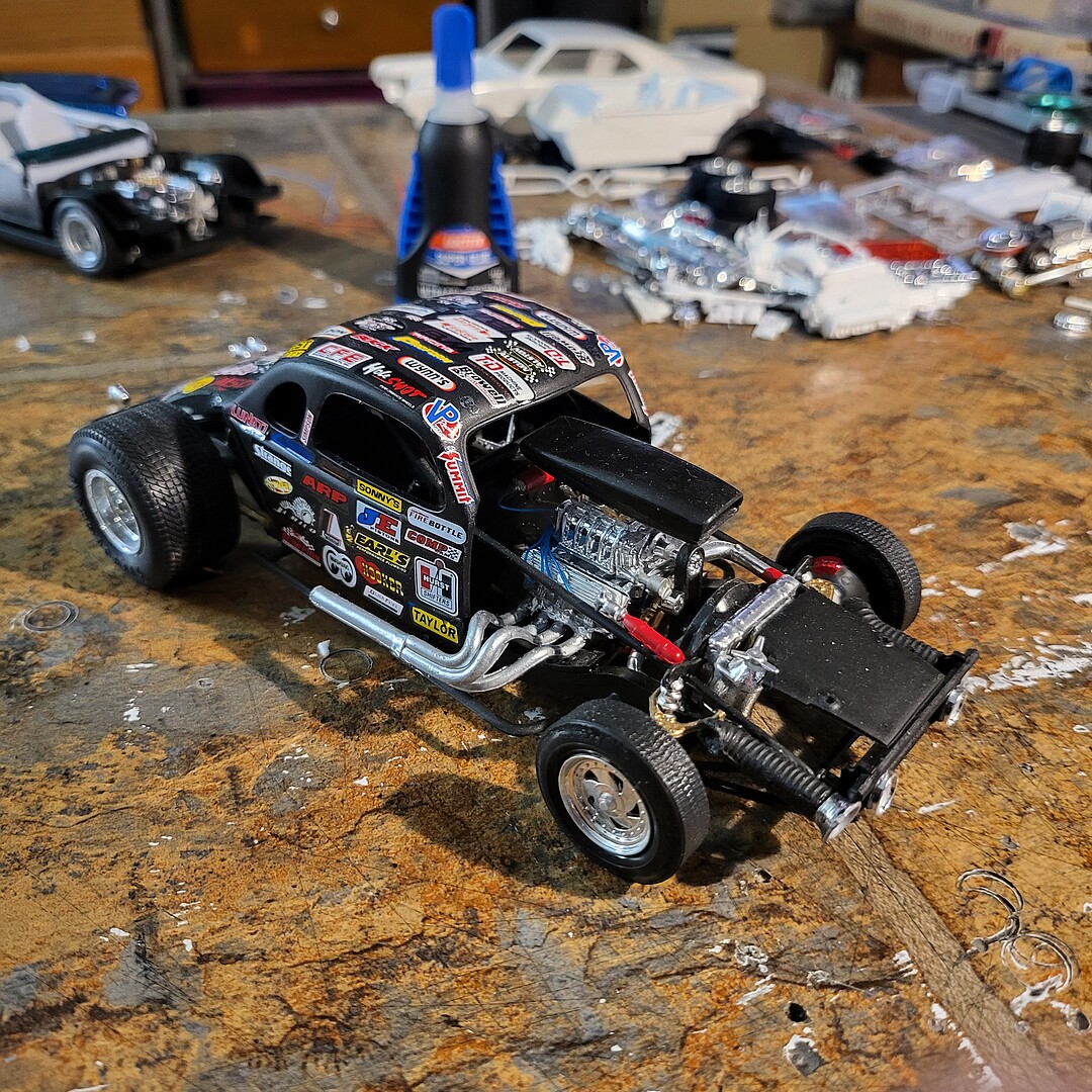 1936 Wild One Modified Chevy -- Plastic Model Car Vehicle Kit -- 1/25 ...