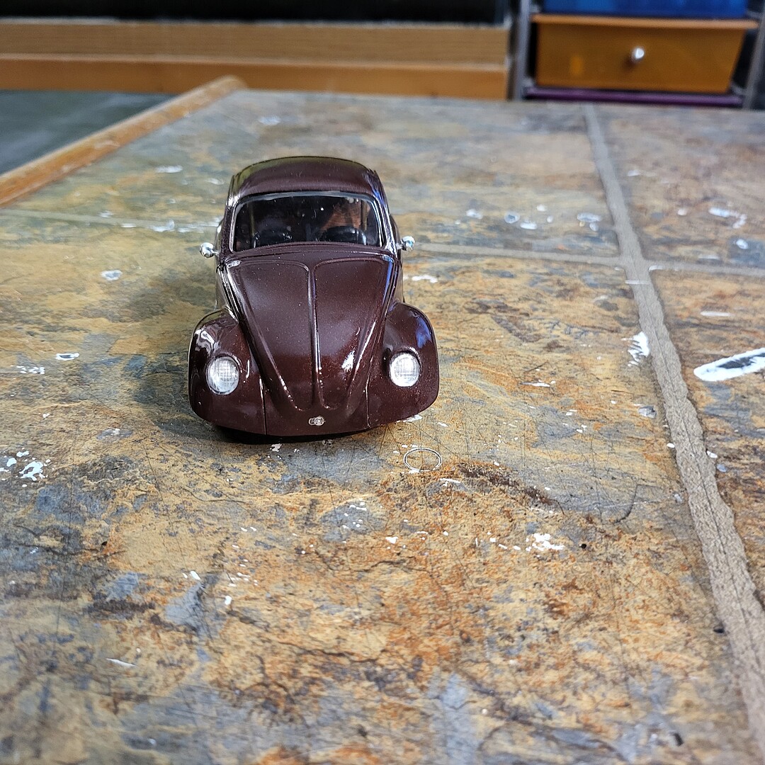 Coke 1971 Volkswagen Beetle Superbug -- Plastic Model Car Vehicle Kit ...