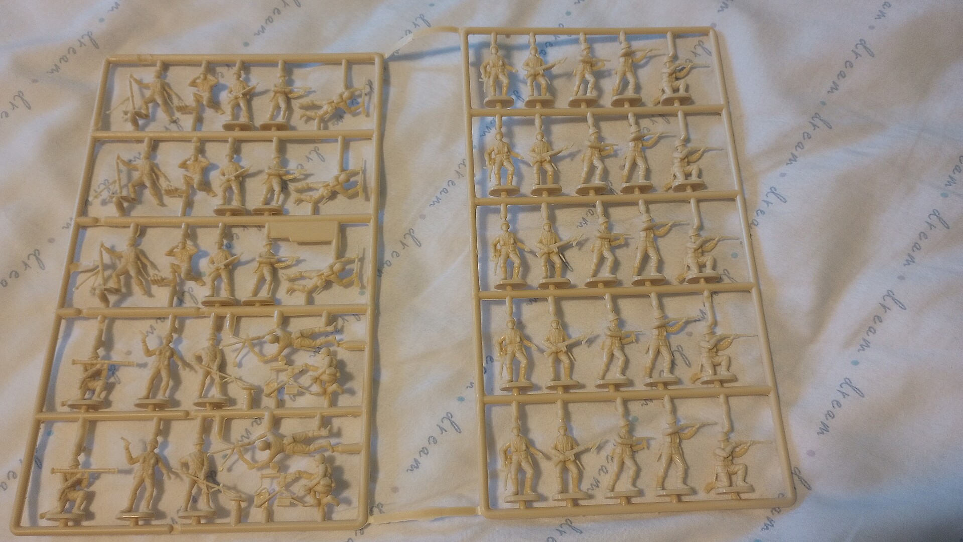 WWII US Infantry 2nd Division -- Plastic Model Military Figure Kit -- 1 ...