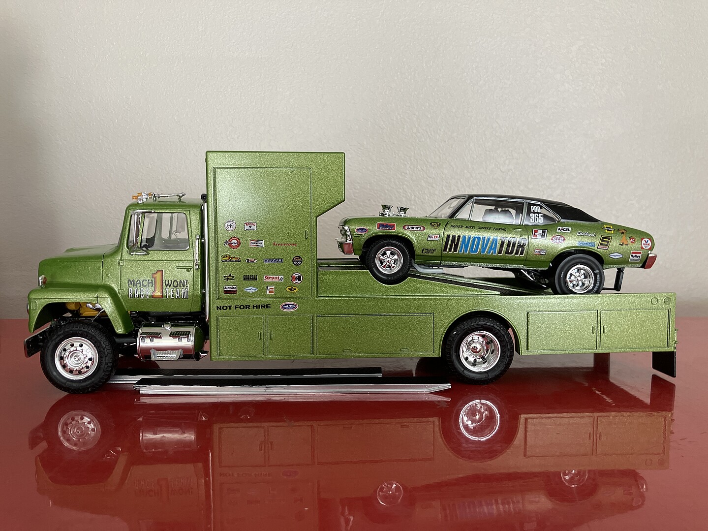 1972 Chevy Nova SS 'Old Pro' 2T -- Plastic Model Car Kit -- 1/25 Scale ...