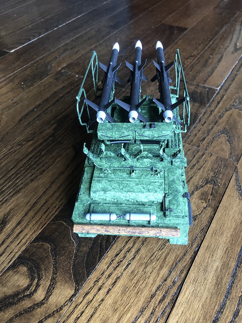 Russian SAM6 Anti-Aircraft Missile with Launcher -- Plastic Model Kit ...