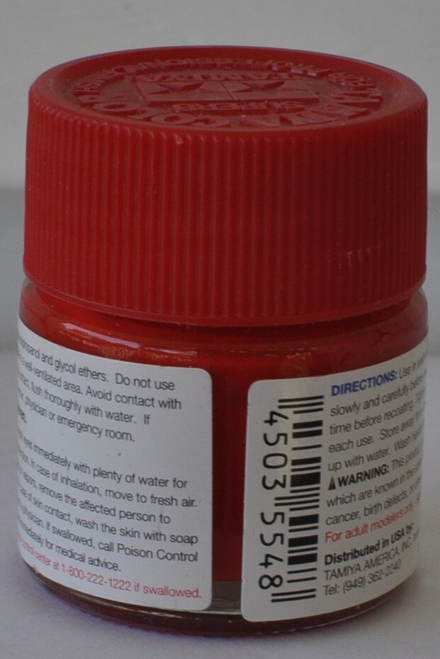 Acrylic Mini XF7 Flat Red 1/3 oz -- Hobby and Model Acrylic Paint ...