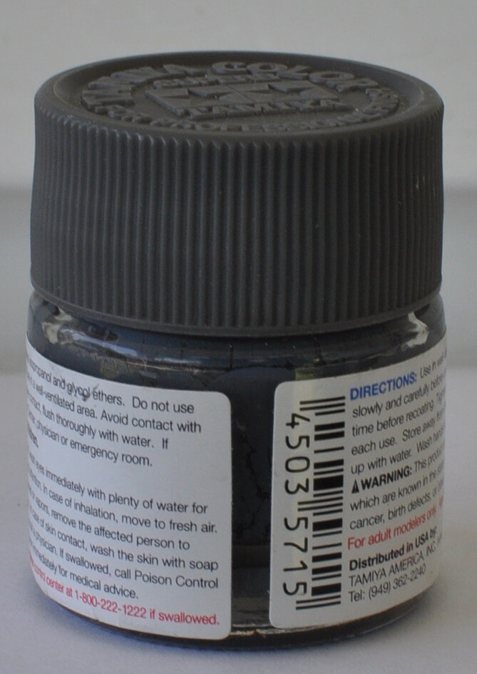 Acrylic Mini XF24 Dark Gray 1/3 oz -- Hobby and Model Acrylic Paint ...