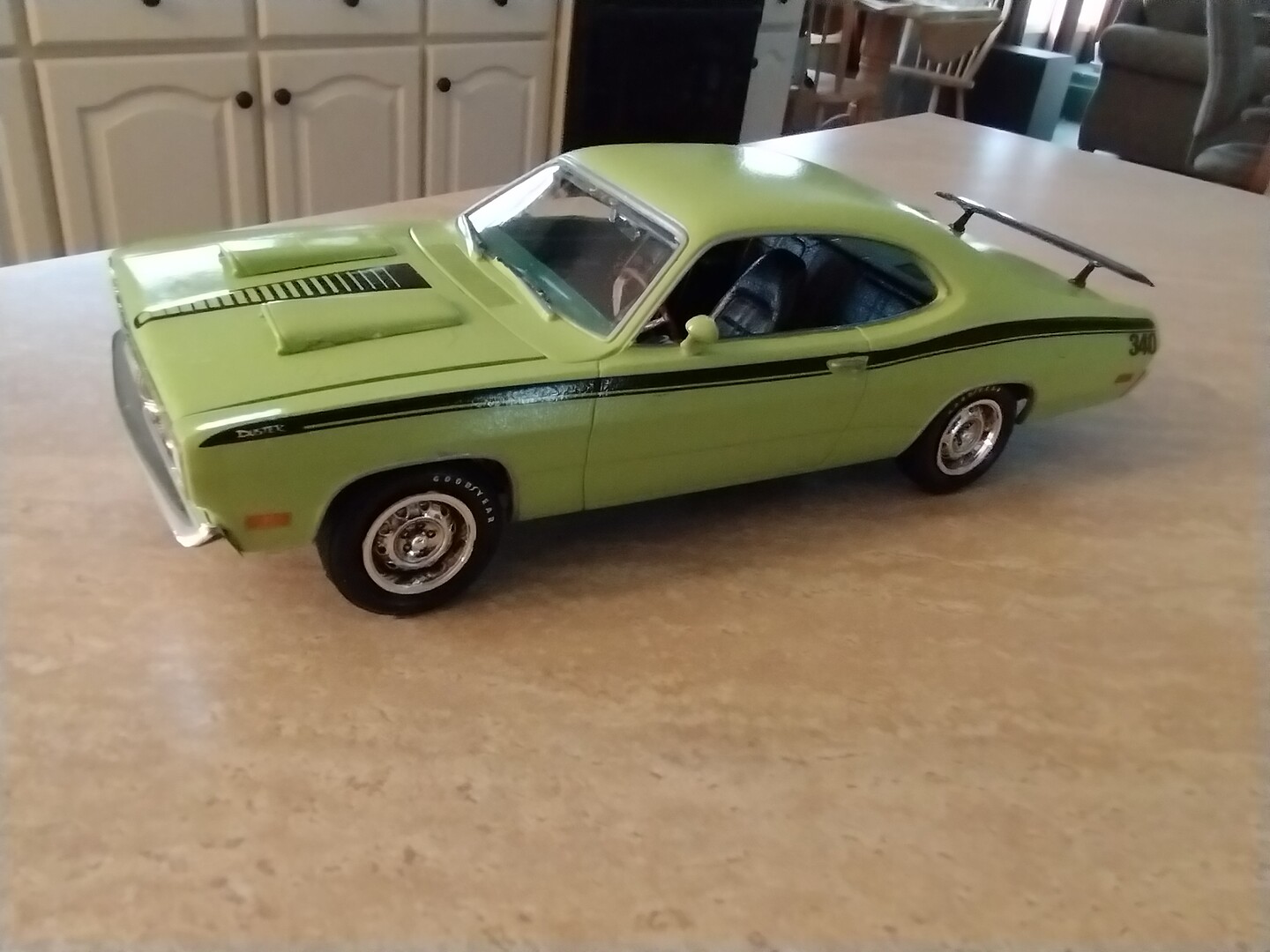 Gallery Pictures AMT 1971 Plymouth Duster 340 Plastic Model Car Kit 1/ ...
