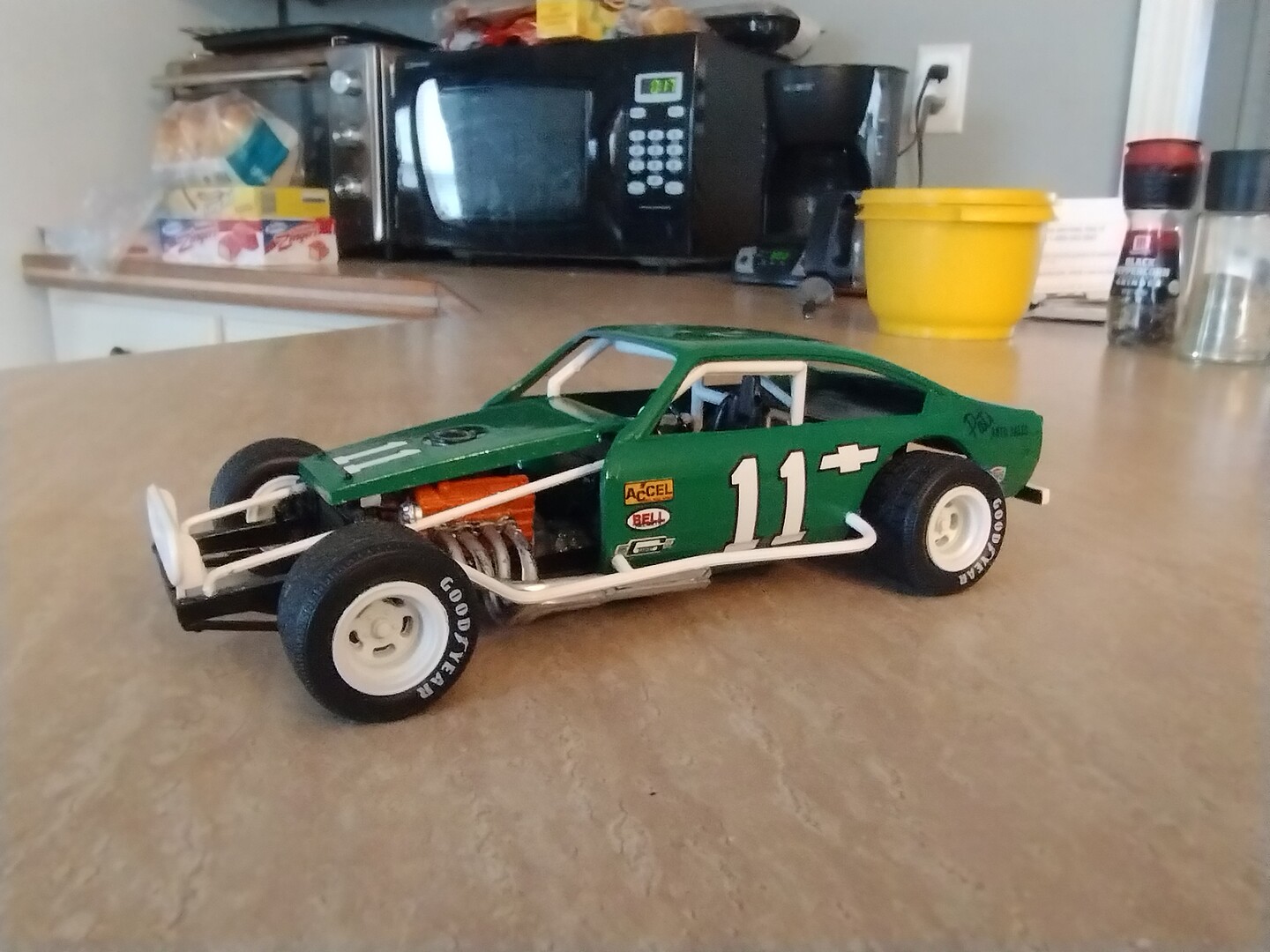 1974 Chevy Vega Modified Rat Trap Race Car -- Plastic Model Car Vehicle ...