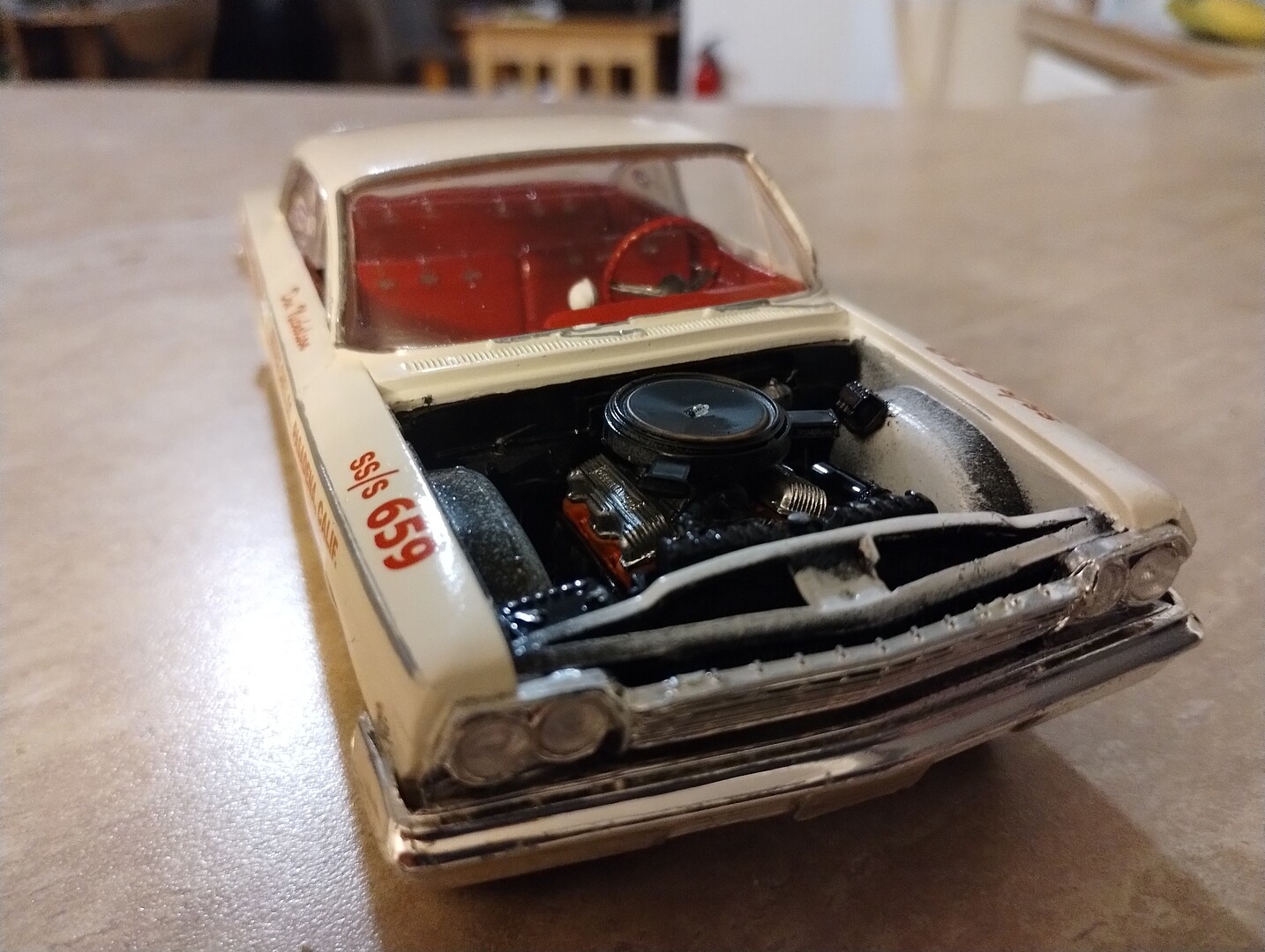 1962 Chevy Bel Air Don Nicholson Race Car -- Plastic Model Car Vehicle ...