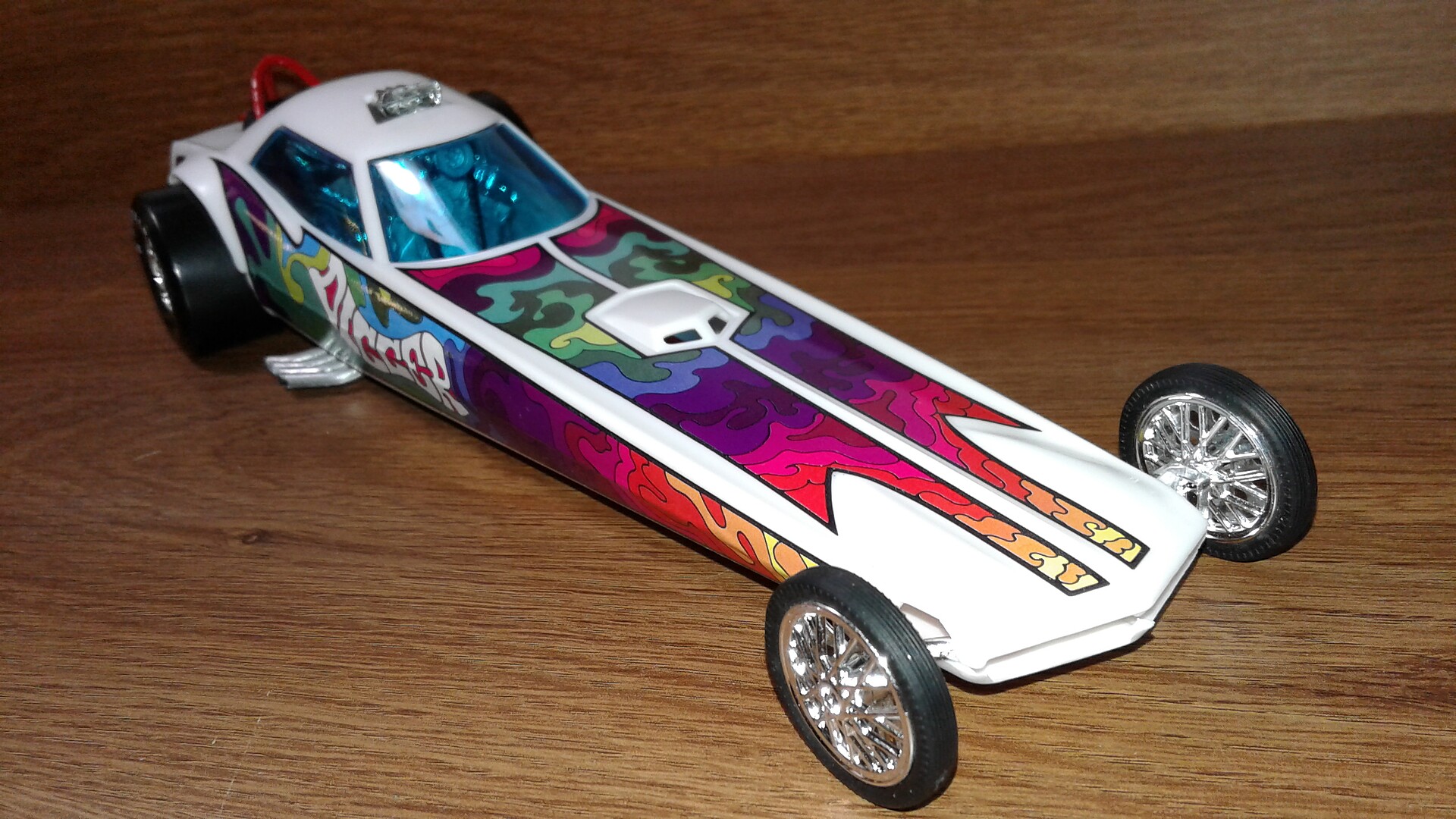 Digger Dragster, Fooler Fueler -- Plastic Model Car Kit -- 1/25 Scale ...