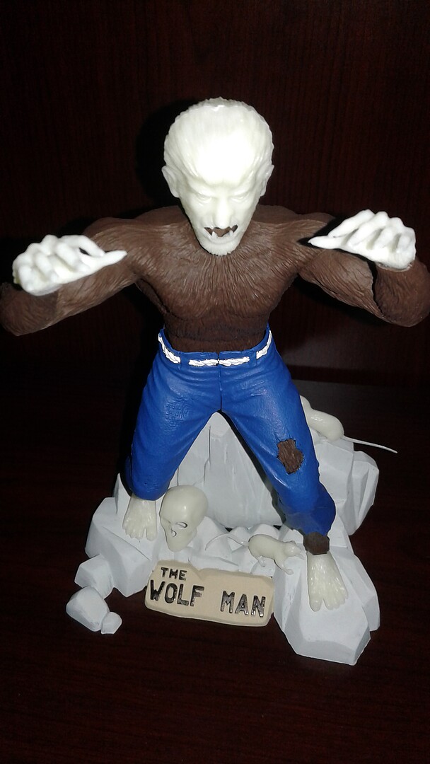 Wolfman (Glow in the Dark) -- Plastic Model Fantasy Figure Kit -- 1/8 ...