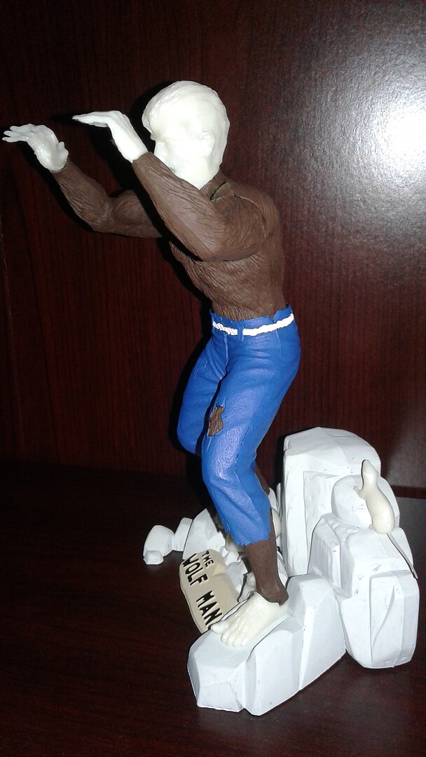 Wolfman (Glow in the Dark) -- Plastic Model Fantasy Figure Kit -- 1/8 ...