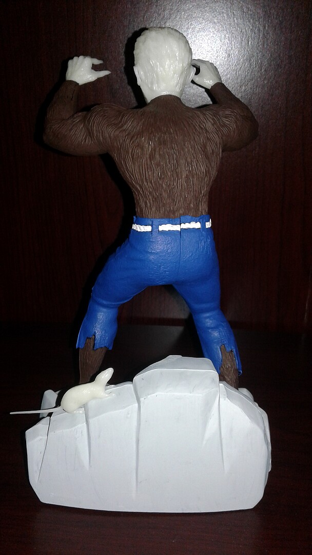 Wolfman (Glow in the Dark) -- Plastic Model Fantasy Figure Kit -- 1/8 ...