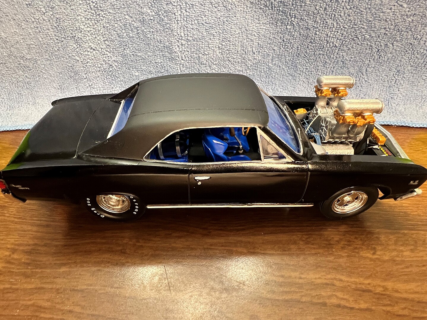 1967 Chevy Chevelle Pro Street Car -- 1/25 Scale -- Plastic Model Car ...