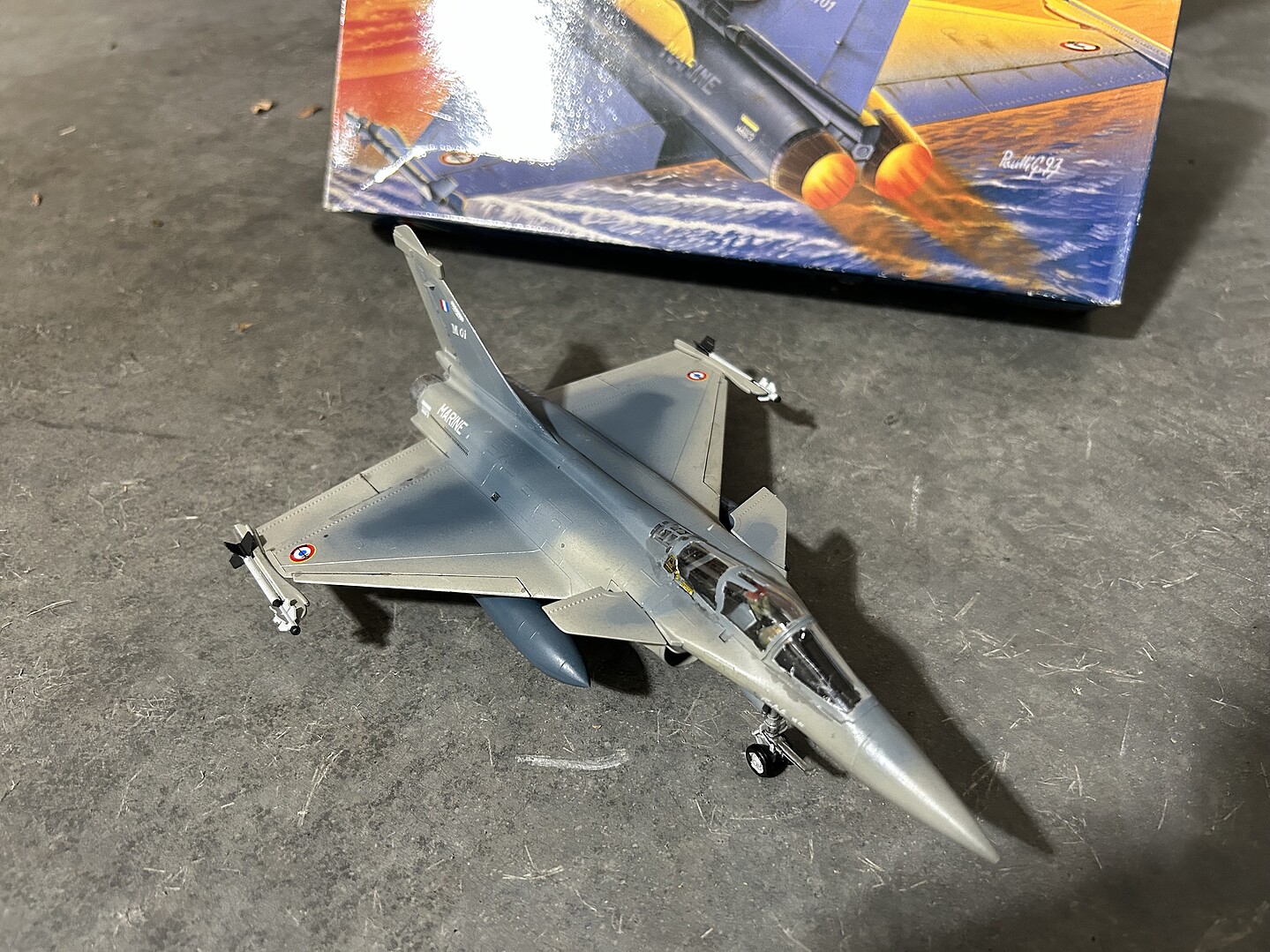 Rafale M Aircraft -- Plastic Model Airplane Kit -- 1/72 Scale ...