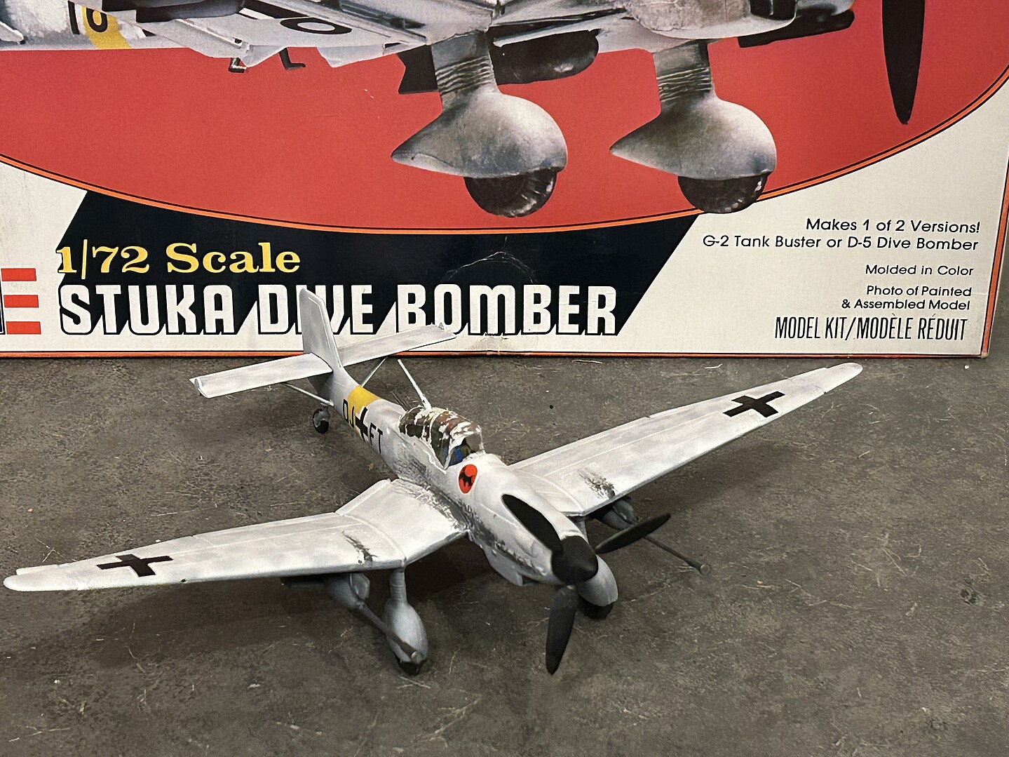 Junkers Ju 87 G/D Tank Buster -- Plastic Model Airplane Kit -- 1/72 ...