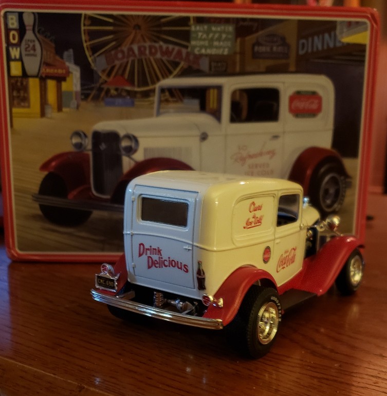 1932 Ford Sedan Delivery Truck, Coca-Cola -- Plastic Model Car Vehicle ...