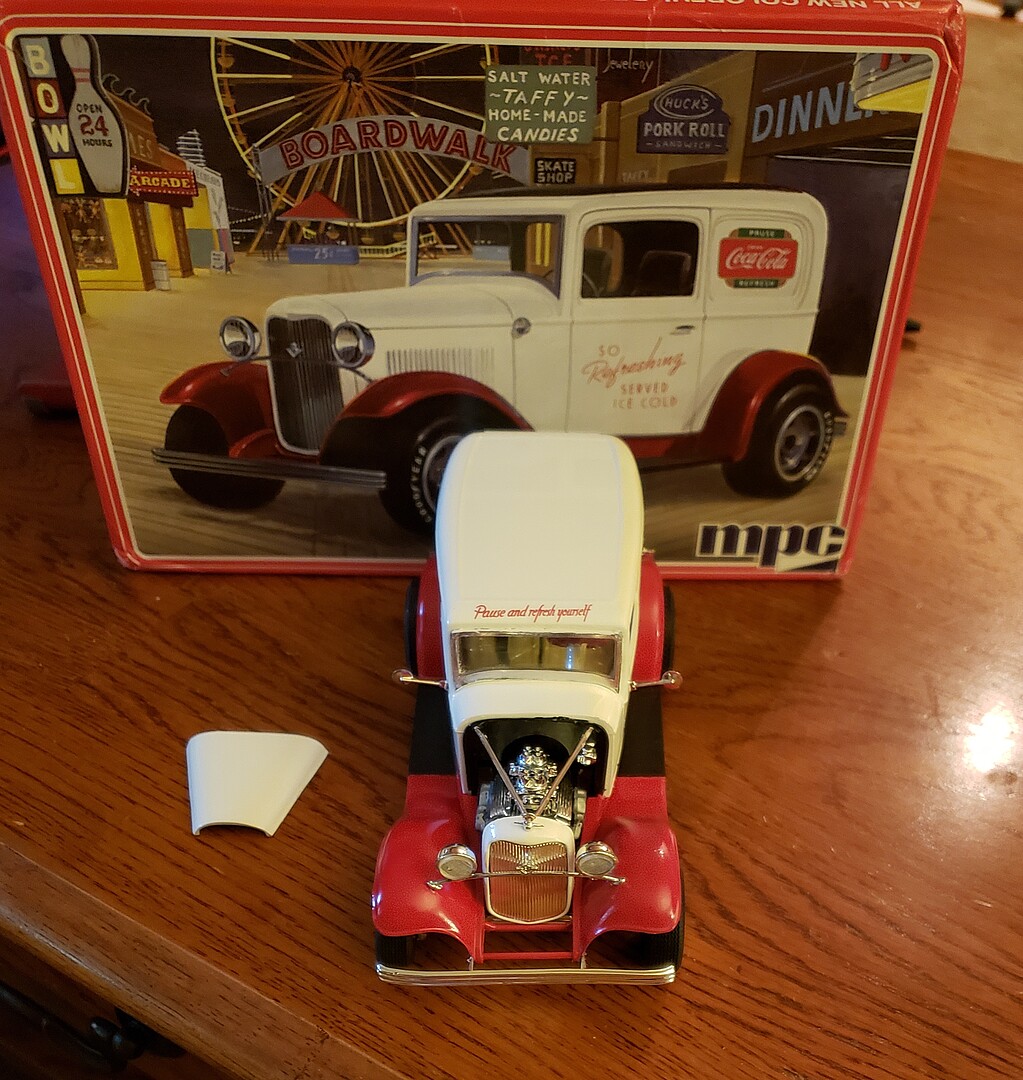 1932 Ford Sedan Delivery Truck, Coca-Cola -- Plastic Model Car Vehicle ...