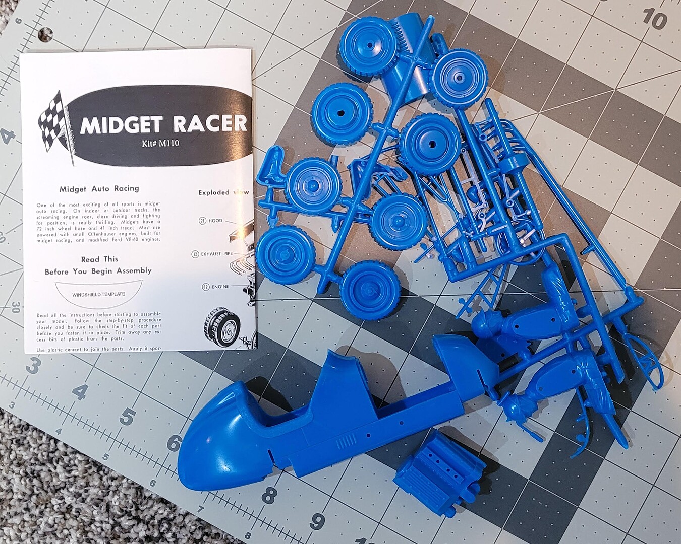 Midget Racer -- Plastic Model Car Kit -- 1/20 Scale -- #110 pictures by ...