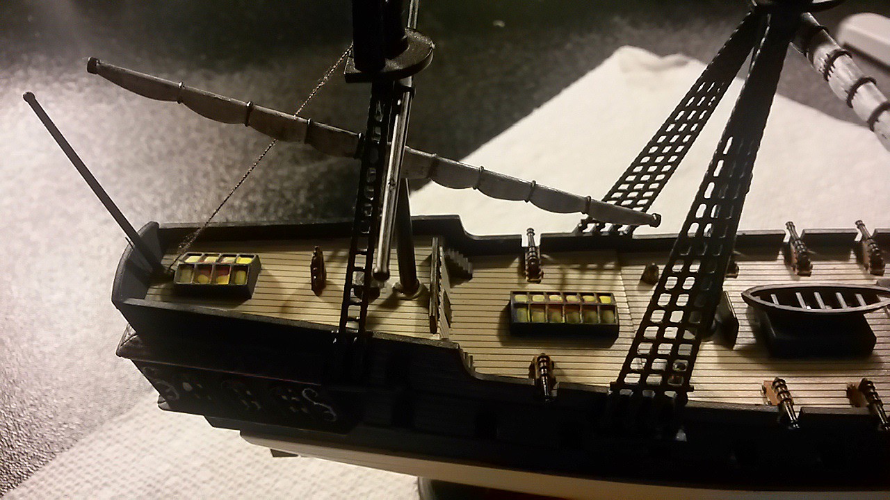 Pirate Ship Black Diamond -- Snap Tite Plastic Model Ship Kit -- 1/350 ...
