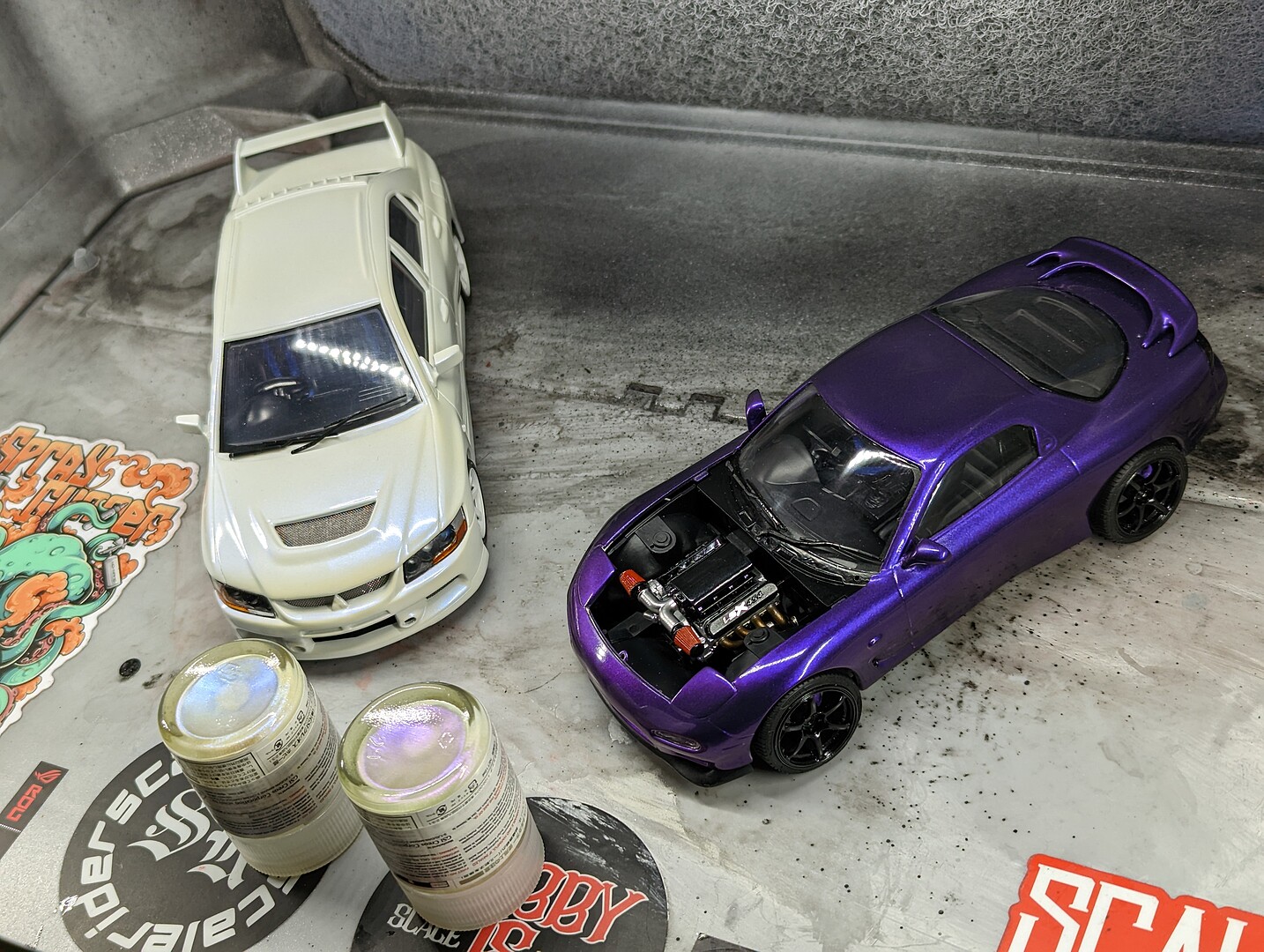 Mazda Efini RX7 Sportscar Coupe -- Plastic Model Car Kit -- 1/24 Scale ...