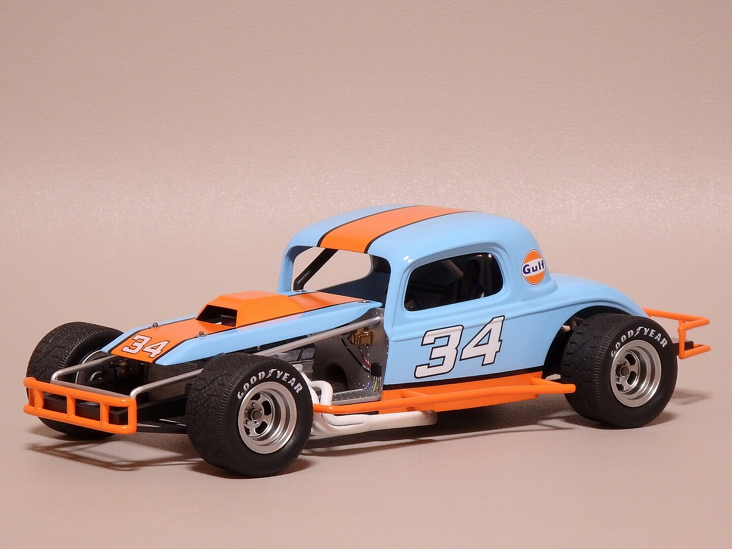 '34 Slammer Modified 2T -- Plastic Model Car Vehicle Kit -- 1/25 Scale ...