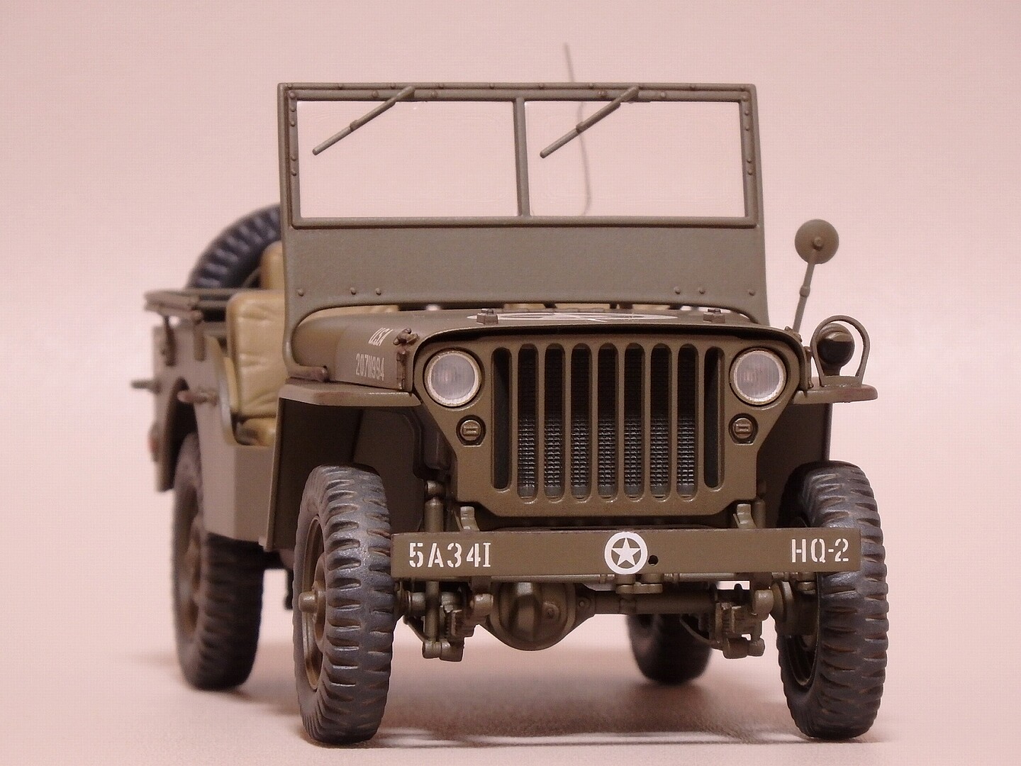 Jeep Willy MB 80th Anniversary -- Plastic Model Car Vehicle Kit -- 1/24 ...