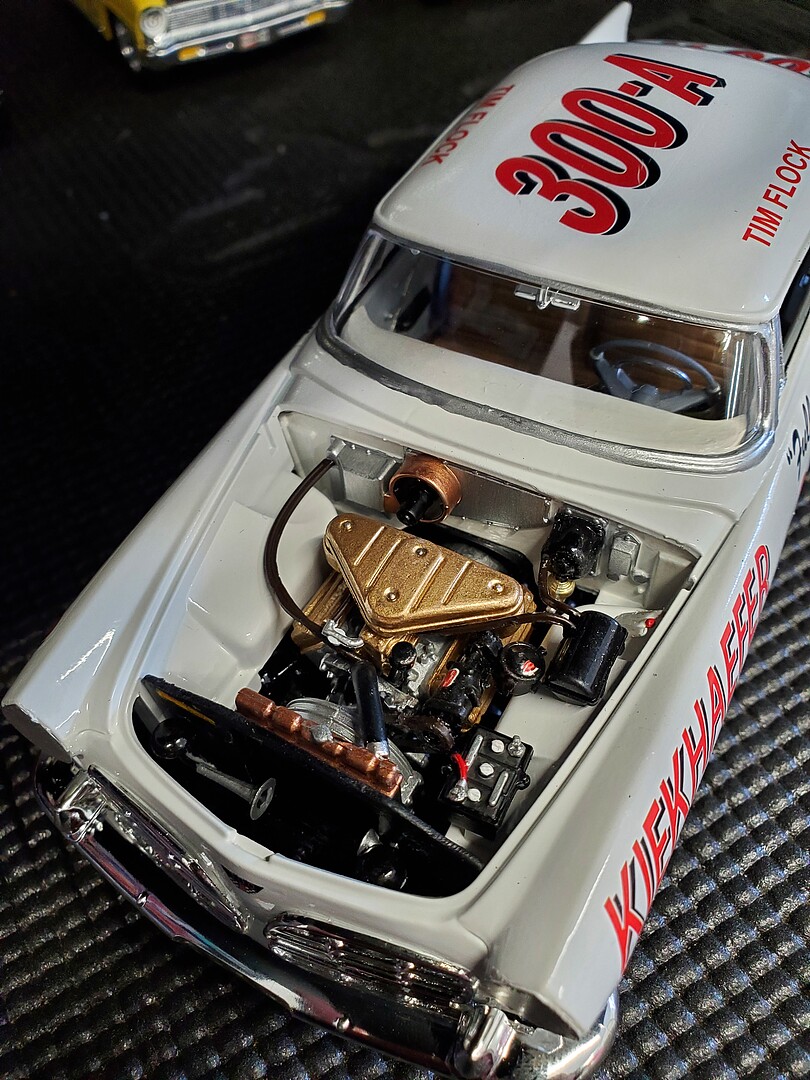 1956 Chrysler 300B Tim Flock -- Plastic Model Car Kit -- 1/25 Scale ...