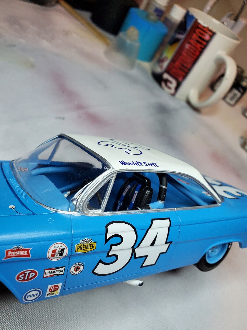 1962 Chevy Bel Air Don Nicholson Race Car -- Plastic Model Car Vehicle ...