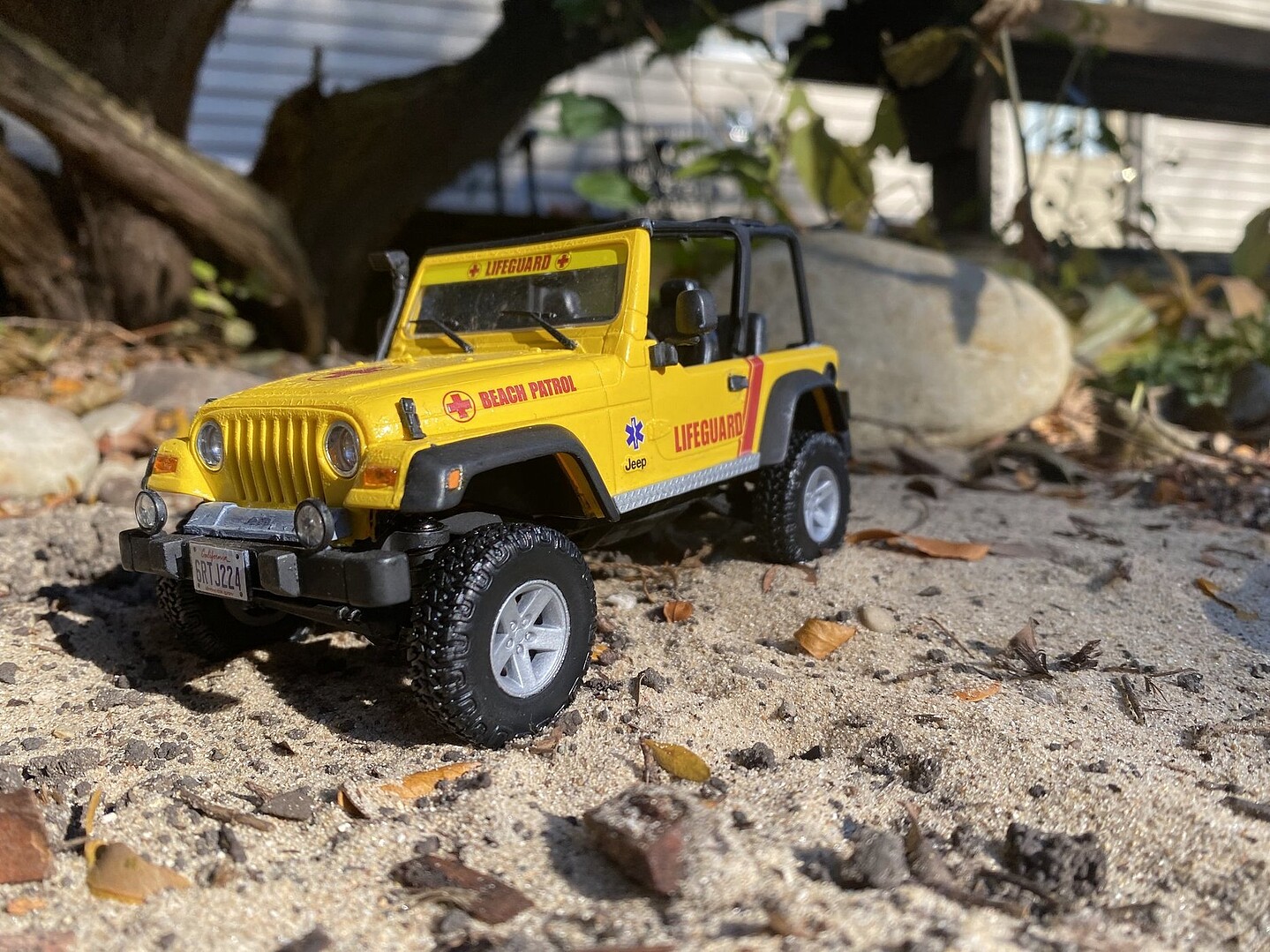 Jeep Wrangler Rubicon -- Plastic Model Jeep Kit -- 1/25 Scale -- #4501 ...