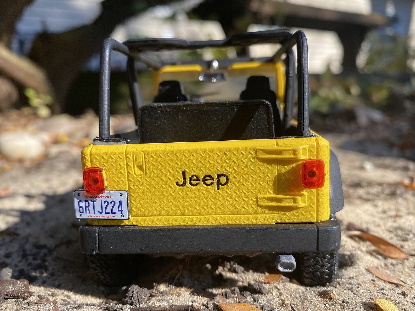 Jeep Wrangler Rubicon -- Plastic Model Jeep Kit -- 1/25 Scale -- #4501 ...