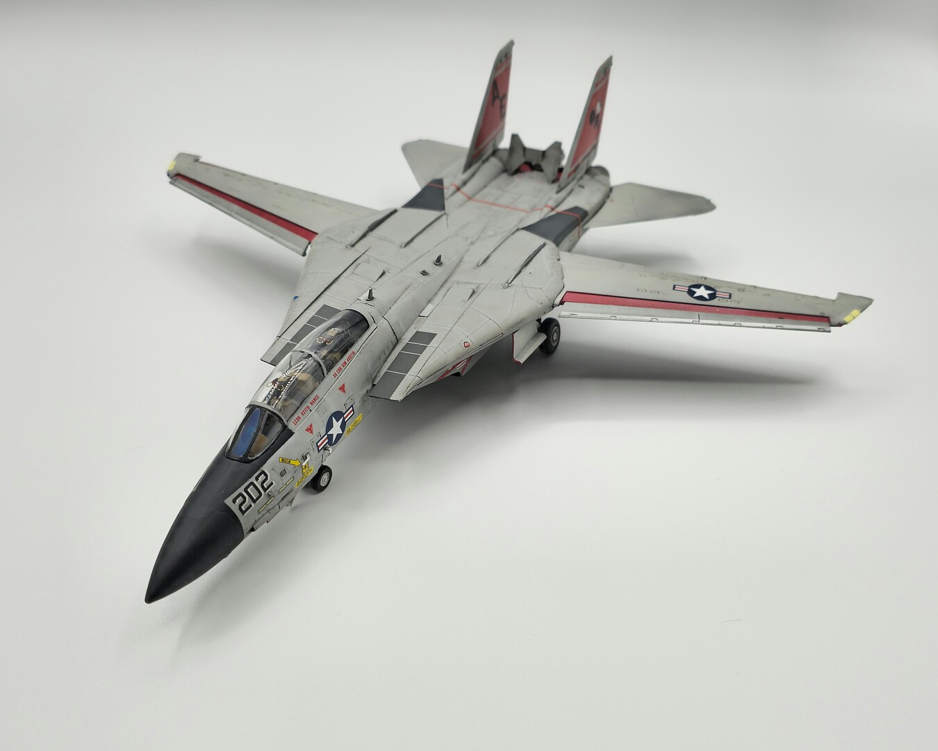 F-14A Tomcat (Atlantic F.S.) -- Plastic Model Airplane Kit -- 1/72 ...