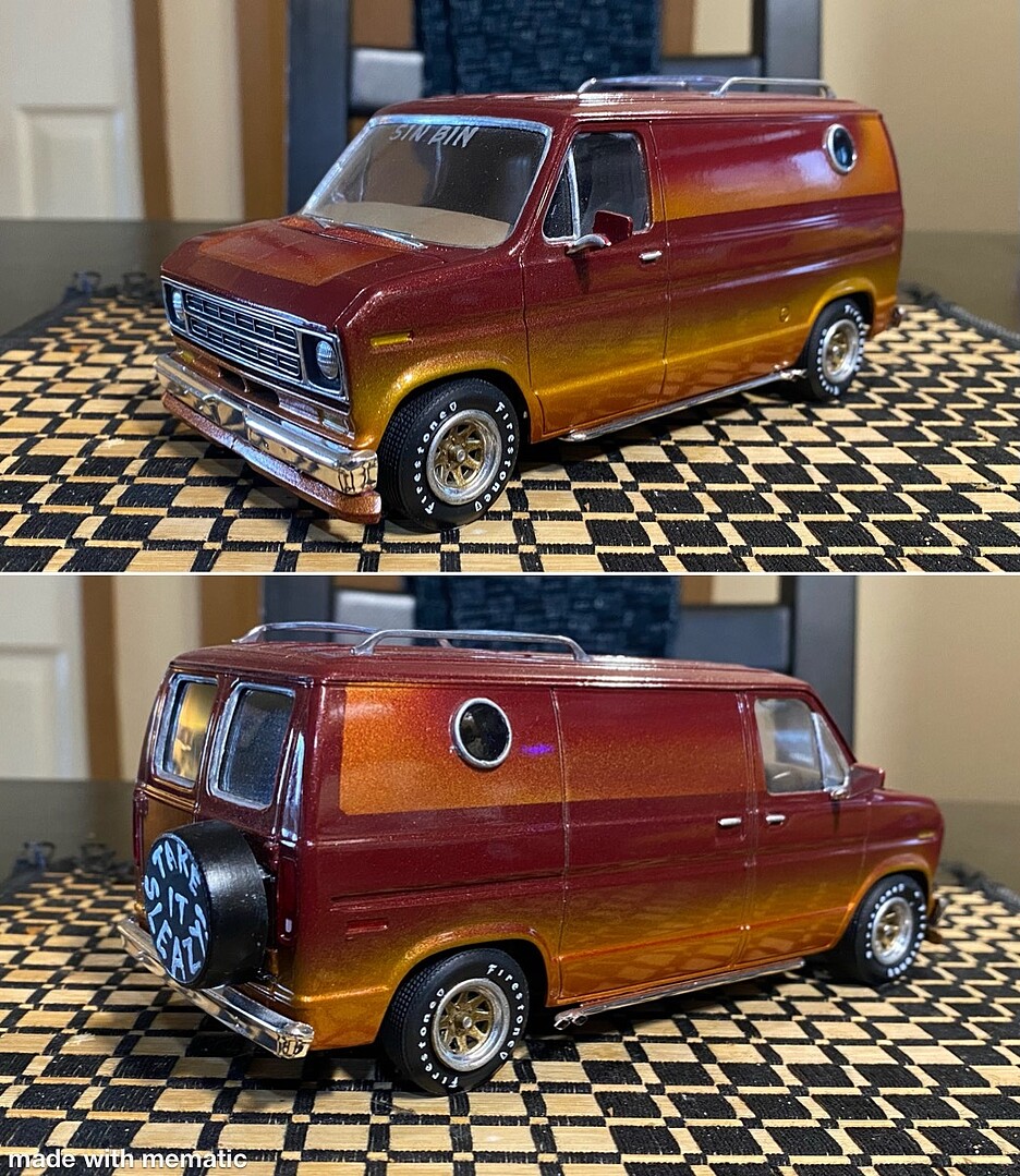 '77 Ford Cruising Van 2T -- Plastic Model Car Kit -- 1/25 Scale ...