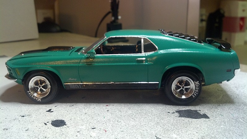 1970 Ford Mustang Mach 1 2'n1 -- Plastic Model Car Kit -- 1/24 Scale ...