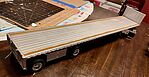 Moebius 48' Cambered Trailer Plastic Model Vehicle Kit 1/25 Scale #1304