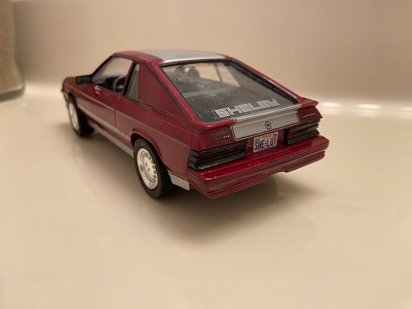 1986 Dodge Shelby Charger Coupe (2 in 1) -- Plastic Model Car Kit -- 1/ ...