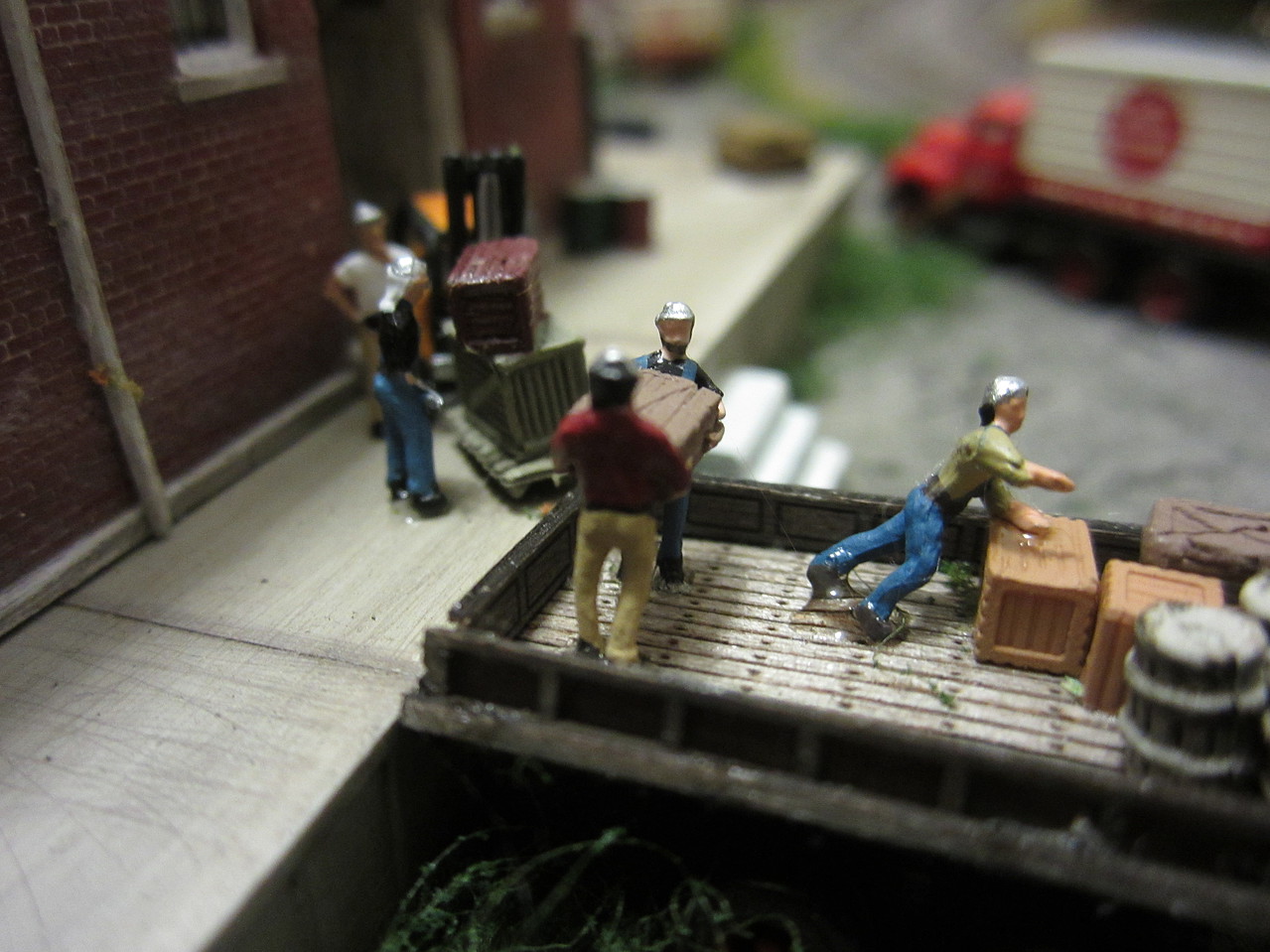 Dock Workers -- N Scale Model Railroad Figure -- #a2123 pictures by ...